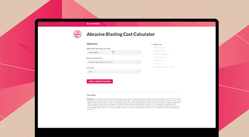GMA TruCost Abrasive Blasting Calculator