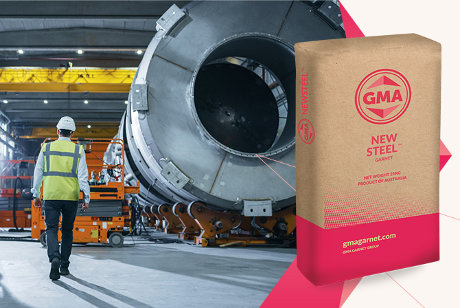 GMA NewSteel™ | Garnet Abrasive | GMA Garnet Group